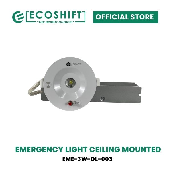 LED Emergency Light Ceiling Mounted 3W Daylight – Ecoshift Shopify