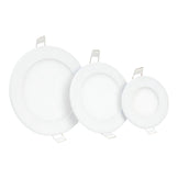 LED Panel Light 6W 12W 18W Round Recessed Type – Ecoshift Shopify