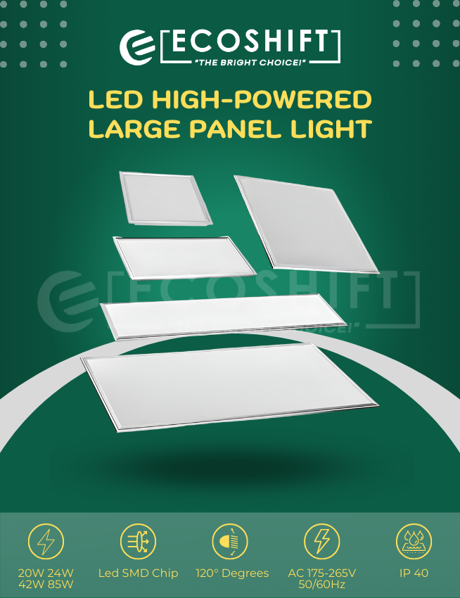 LED Panel Light 20W 24W 42W 85W – Ecoshift Shopify